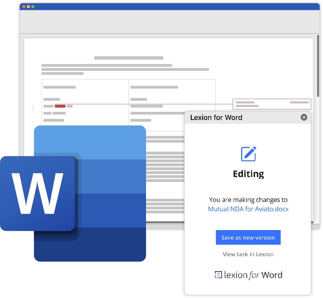 Microsoft Word Integration Lexion